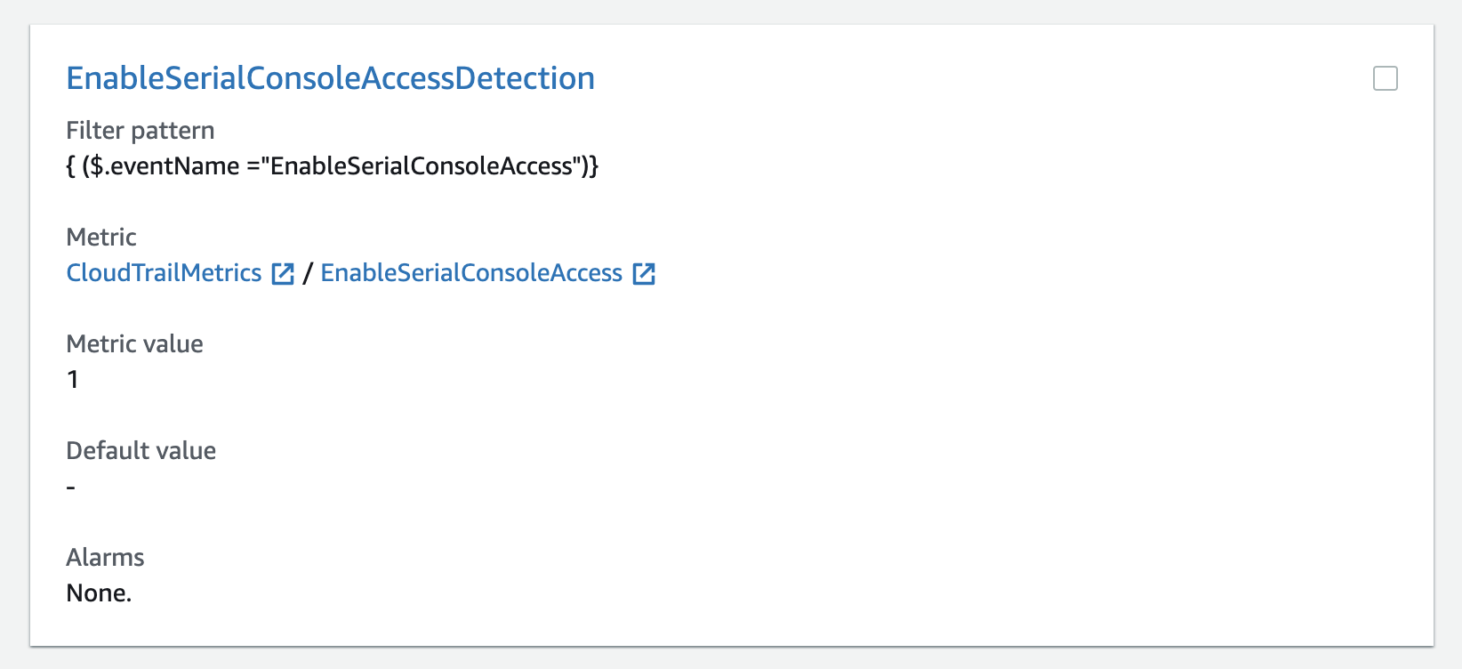 EC2のシリアルコンソールが有効かどうかを確認する方法 – Sysdig