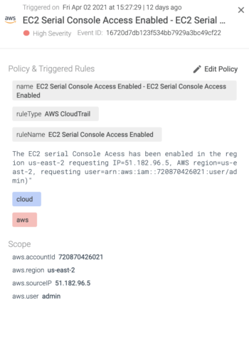 EC2のシリアルコンソールが有効かどうかを確認する方法 | AWS | Sysdigブログ | コンテナ・Kubernetes環境向け ...