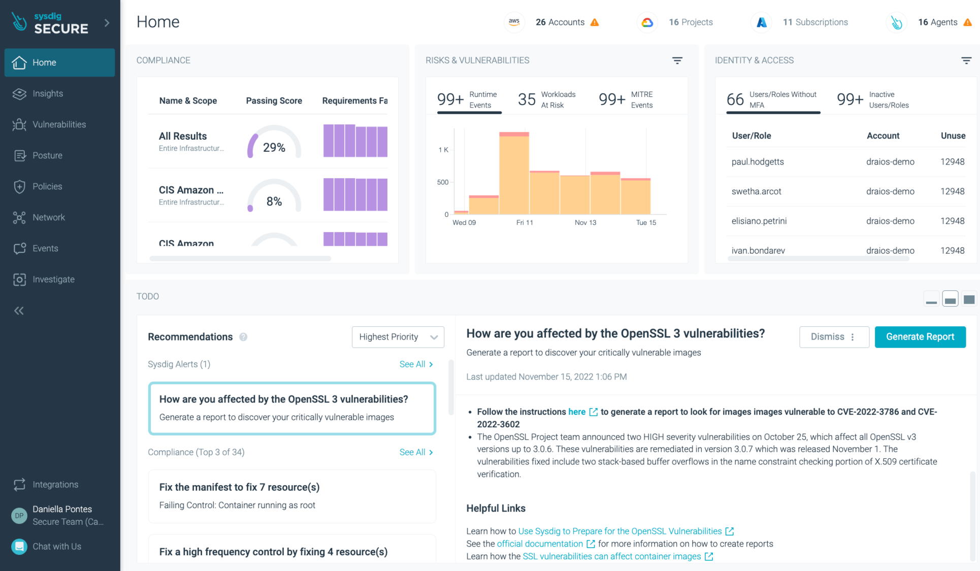 Sysdig Secure を使用して CVE 2022-3602 および CVE 2022-3786: OpenSSL 3.0.7 の軽減策を検出し、優先順位付けを行う – Sysdig
