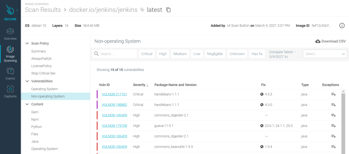 Sysdigの新機能 - 2021年3月 – Sysdig